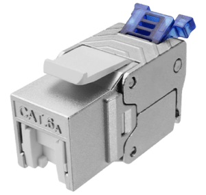 CAT6A SHIELDED TOOL LESS KEYSTONE JACK - DataCom